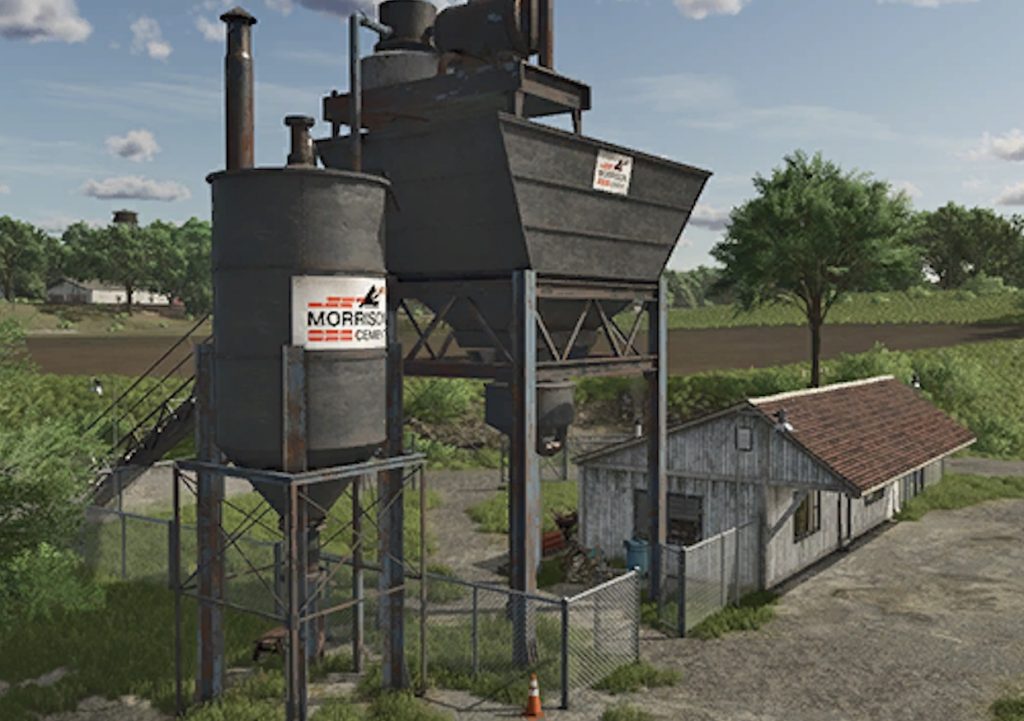 Cement/Concrete Factory v3.0.0.0 - FS25 / FS22 Mod