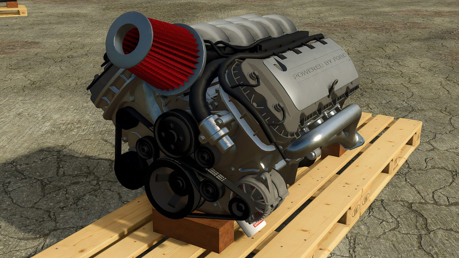 Ford Coyote V8 Engine v1.0.0.0 - FS25 / FS22 Mod