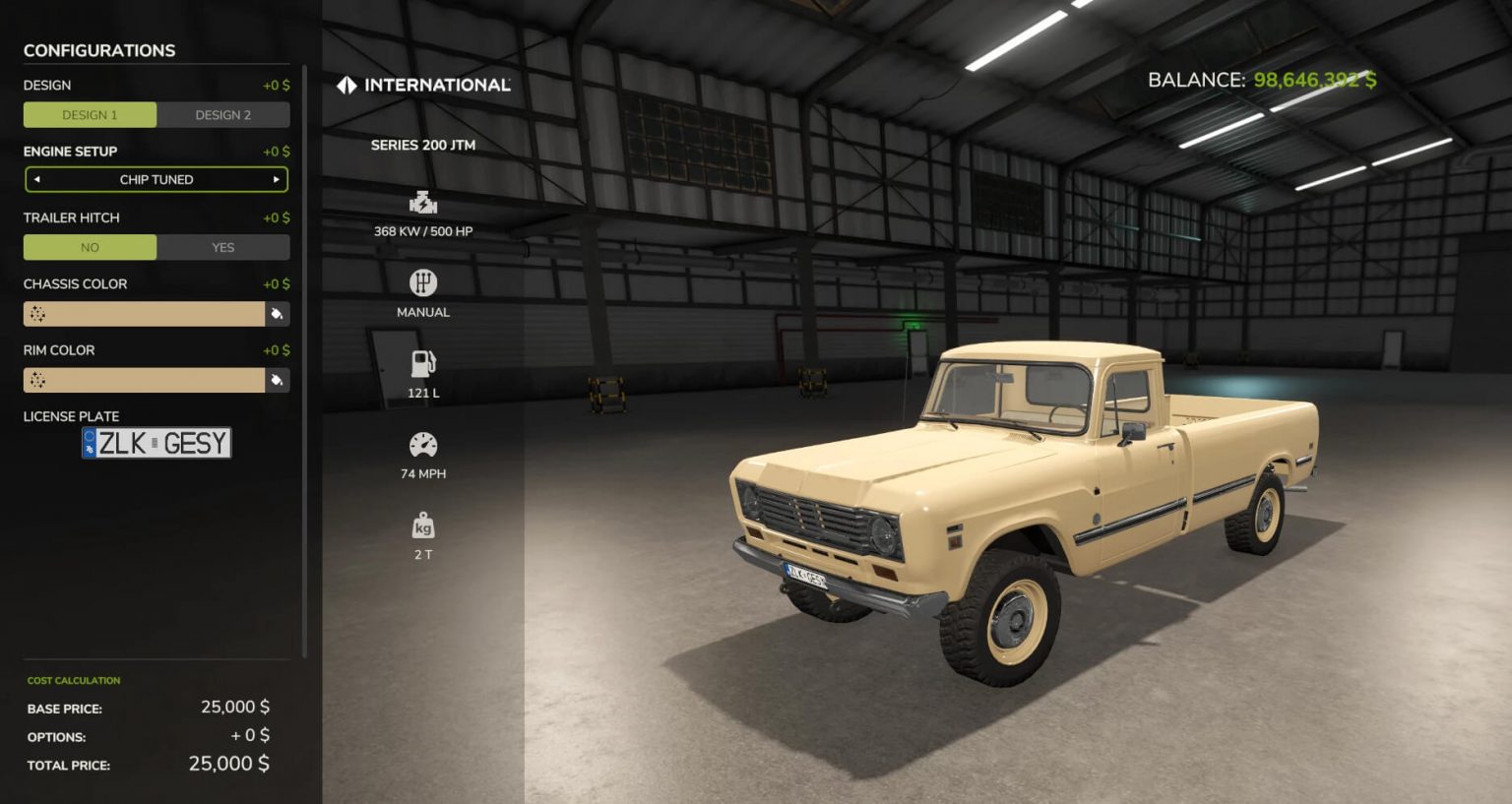 International Series 200 JTM v1.0.0.0 - FS25 / FS22 Mod