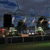 Placeable Stage with Light and Sound Show v1.1.0.0 - FS25 / FS22 Mod