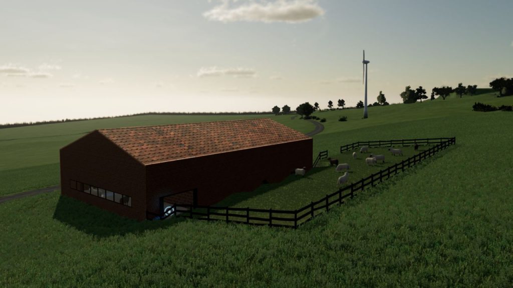 Schafshalle road maintenance department V1.0.0.0 - FS25 / FS22 Mod