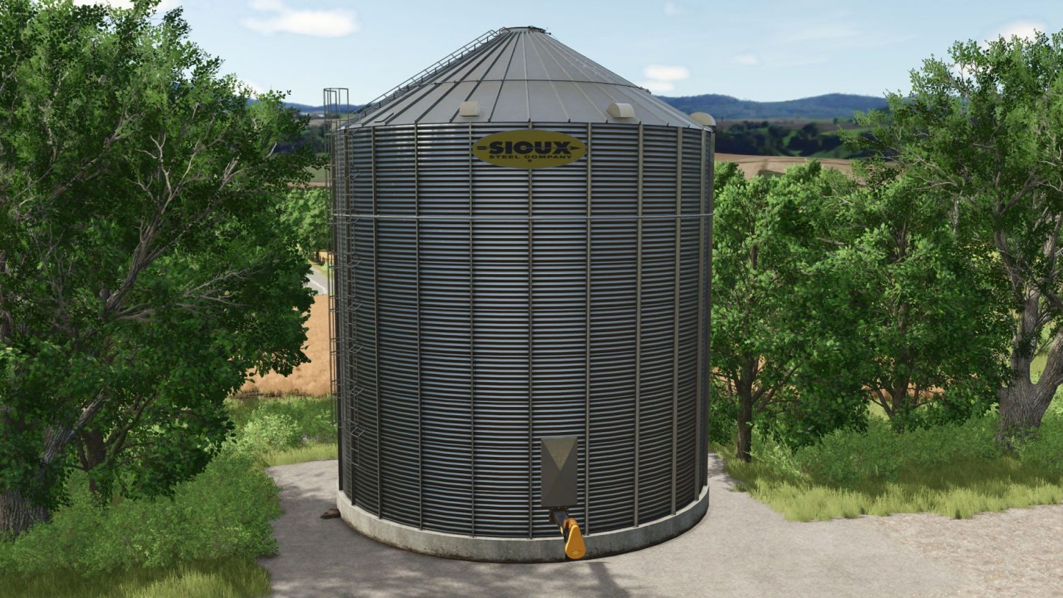 Sioux 31,000 bushel grain elevator V1.0.0.0 - FS25 / FS22 Mod
