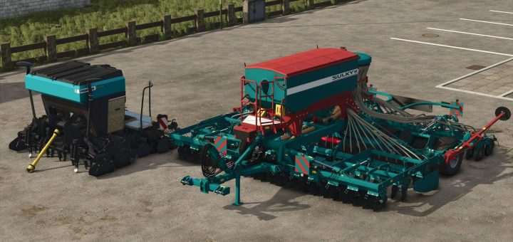 Two Sulky Seeders Mods | FS22 Mods | Farming Simulator 22 Mods