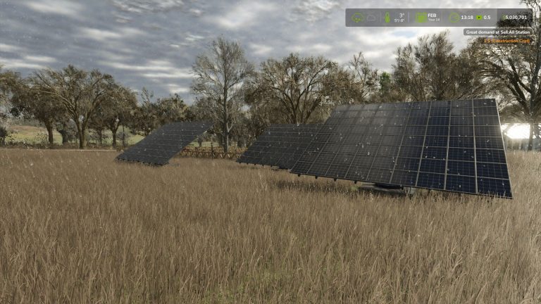 Unrealistic Solar Panel V4.2.0.0 - FS25 / FS22 Mod