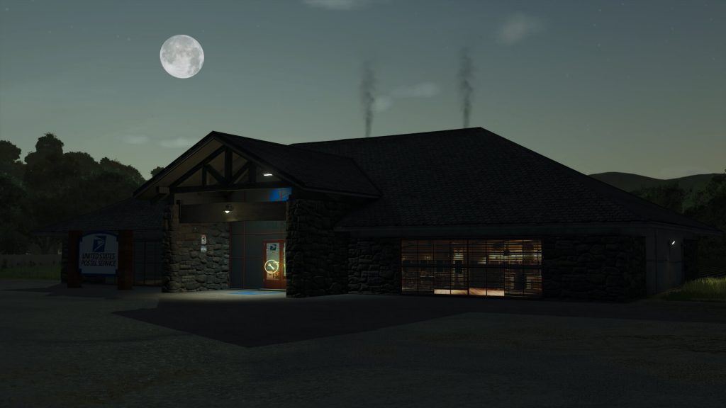 USPS Post Office Production Pack v1.0.0.0 - FS25 / FS22 Mod