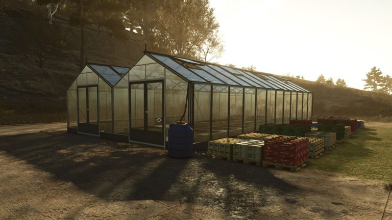 Vegetable greenhouse V1.0.0.0 - FS25 / FS22 Mod