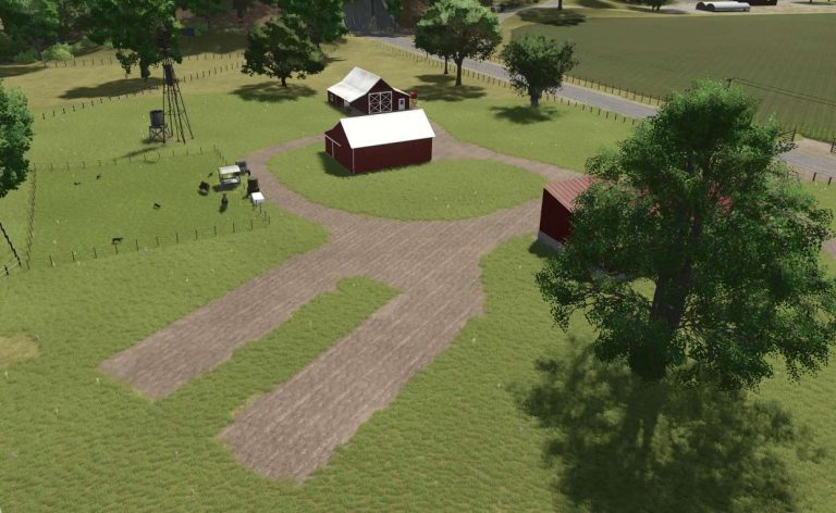 1980's Hay Farm. Riverbend Springs v1.0.0.0 - FS25 / FS22 Mod