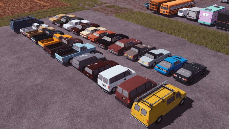 80's US Placeable Vehicles V1.0.0.0 - FS25 / FS22 Mod