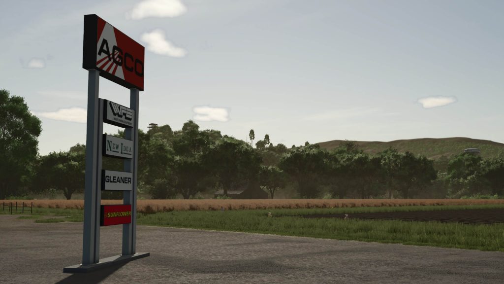 AGCO Dealer Sign v1.0.0.0 - FS25 / FS22 Mod