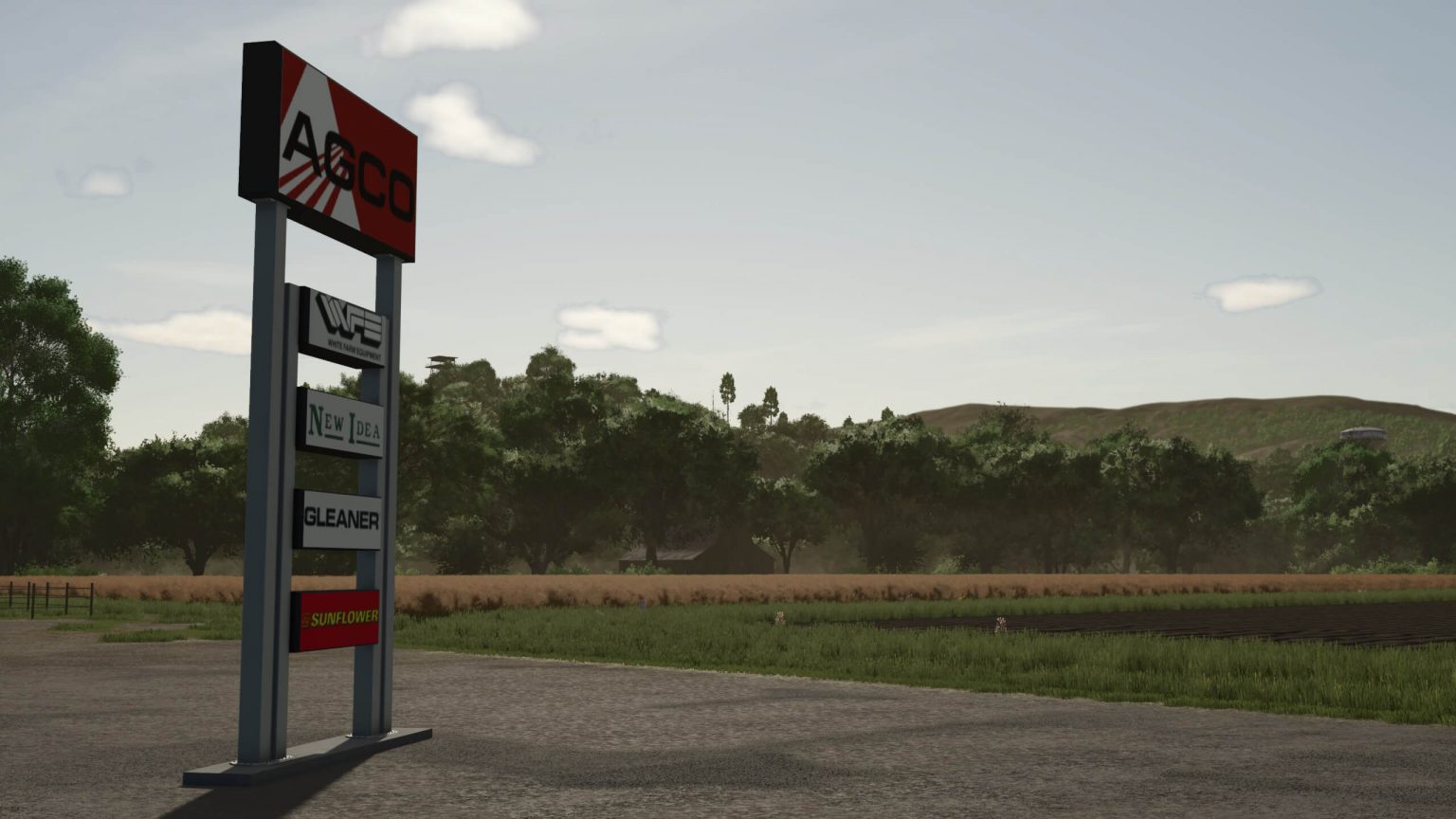 AGCO Dealer Sign v1.0.0.0 - FS25 / FS22 Mod
