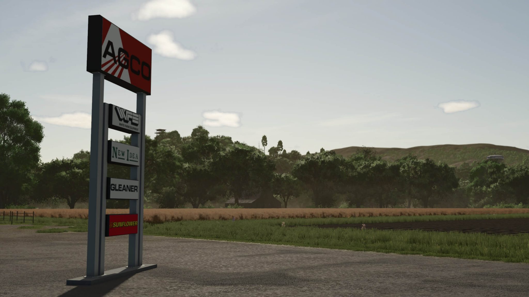 AGCO Dealer Sign v1.0.0.0 - FS25 / FS22 Mod
