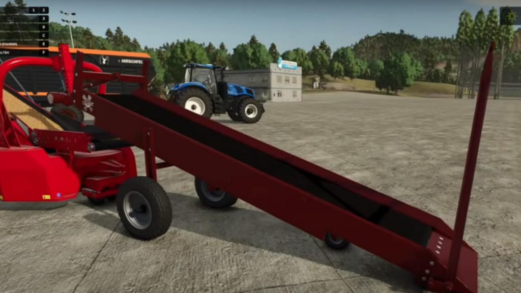 Conveyor Belt With AutoDrive Load Trigger V1.0.0.1 - FS25 / FS22 Mod