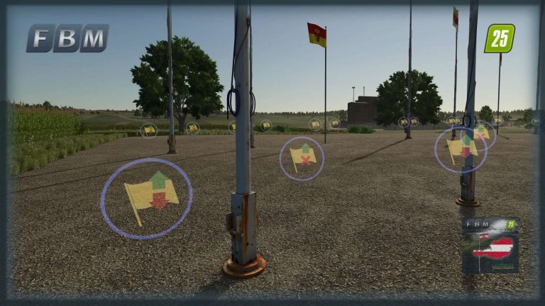 Flags Package AT v1.0.0.0 - FS25 / FS22 Mod