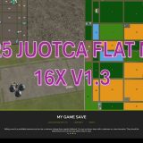 Juotca Flat Map 16X V1.3.0.0 - FS25 / FS22 Mod