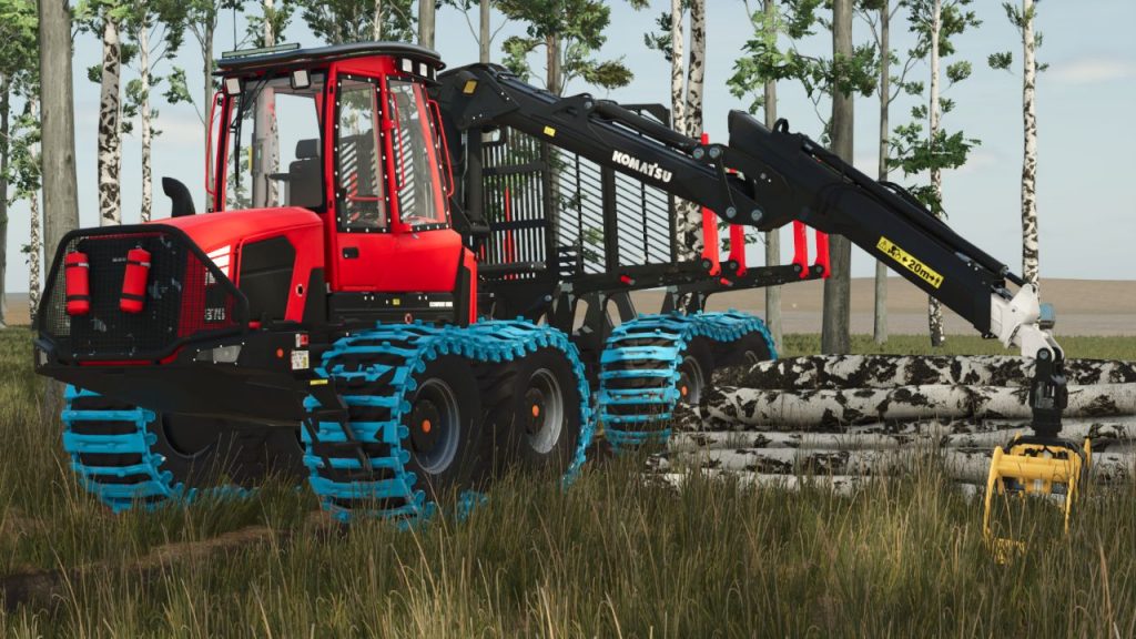 Komatsu 875 Loadflex V1.2.0.0 - FS25 / FS22 Mod