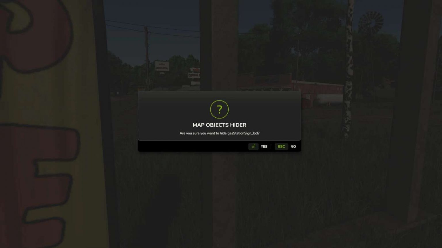 Map Objects Hider v1.1.0.0 - FS25 / FS22 Mod