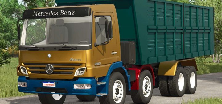 Mercedes Benz Atego Mods | FS22 Mods | Farming Simulator 22 Mods
