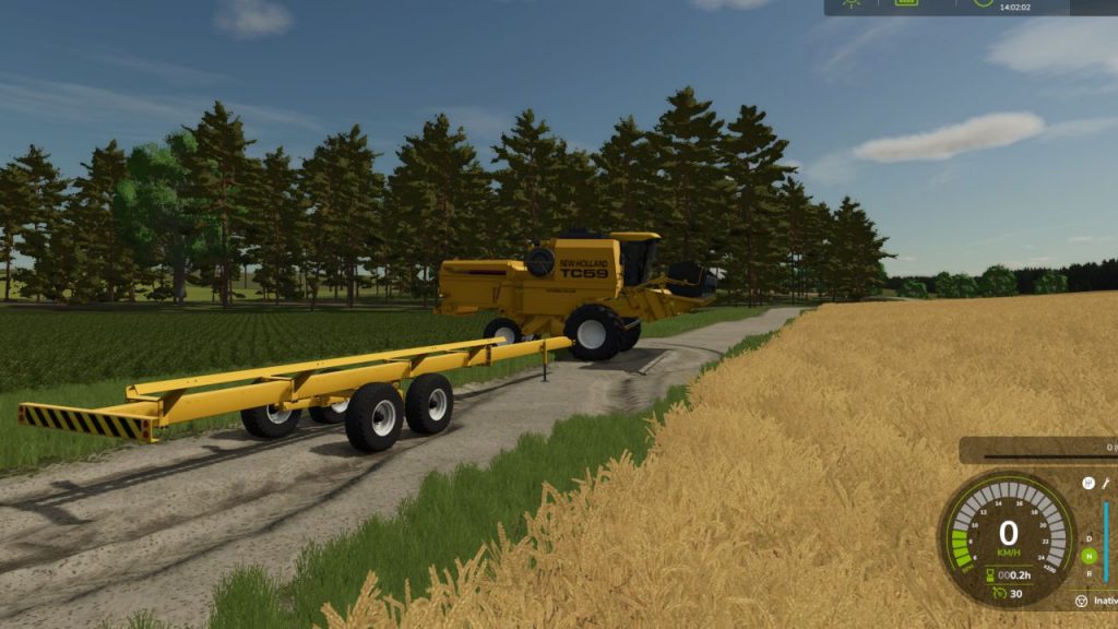 New Holland TC 59 v1.0.0.0 - FS25 / FS22 Mod