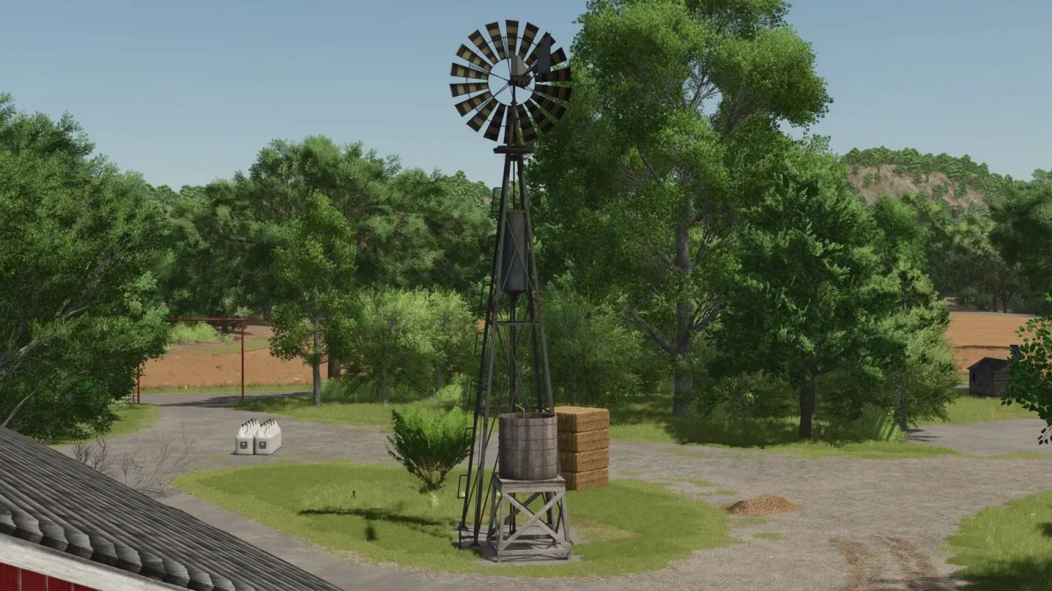 Wind turbine for pumping and distributing water V1.4.0.2 - FS25 / FS22 Mod