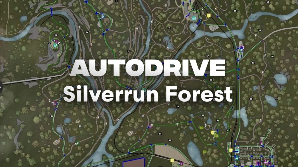 AutoDrive Silverrun Forest V1.0.0.0 - FS25 / FS22 Mod