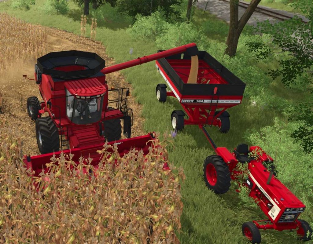 CaseIH 1998 2008 Combine v1.0.0.0 - FS25 / FS22 Mod