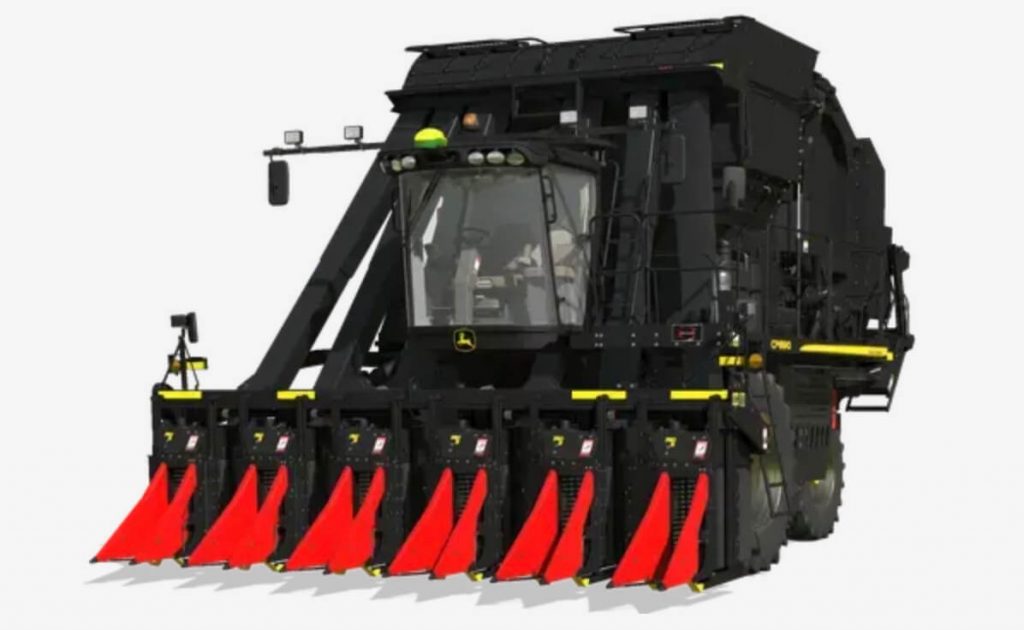 CP690 Cotton Harvester Black V1.0.0.0 - FS25 / FS22 Mod