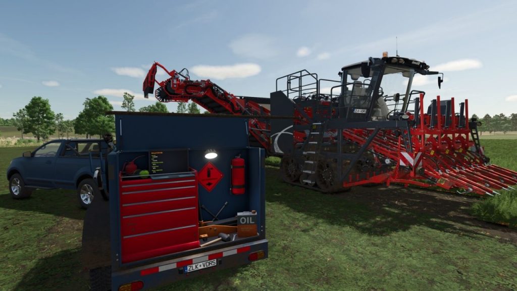 Field Service Trailer V1.0.1.0 - FS25 / FS22 Mod