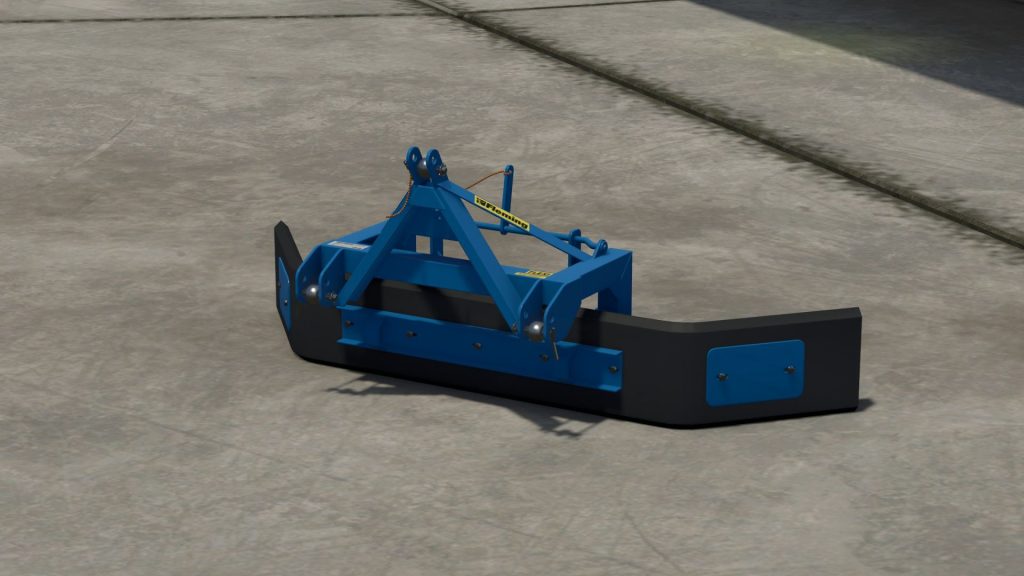 Fleming Heavy Duty All Gummi Yard Scraper V1.0.0.0 - FS25 / FS22 Mod