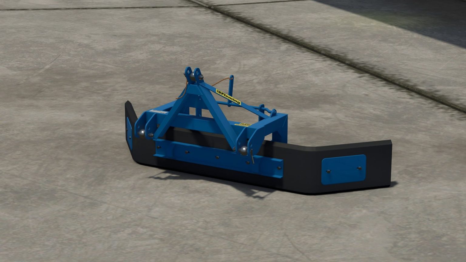 Fleming Heavy Duty All Gummi Yard Scraper V1.0.0.0 - FS25 / FS22 Mod