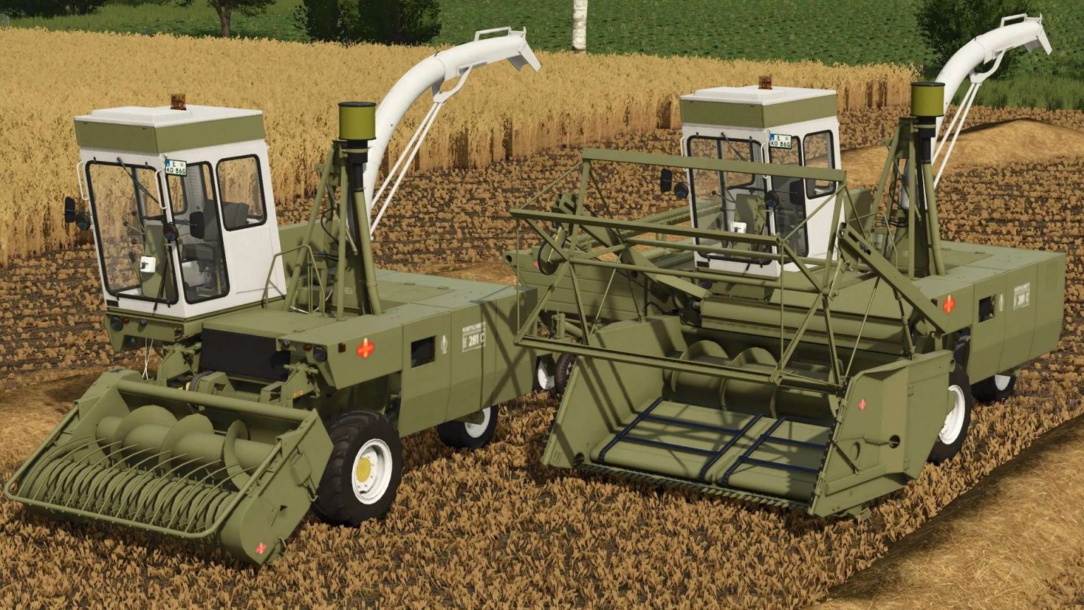 Fortschritt E 281 Forage Harvester v1.0.0.0 - FS25 / FS22 Mod