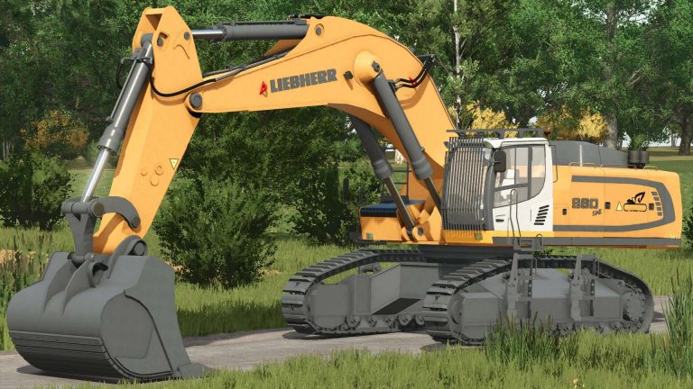Liebherr 980 SME Excavator v1.0.0.0 - FS25 / FS22 Mod