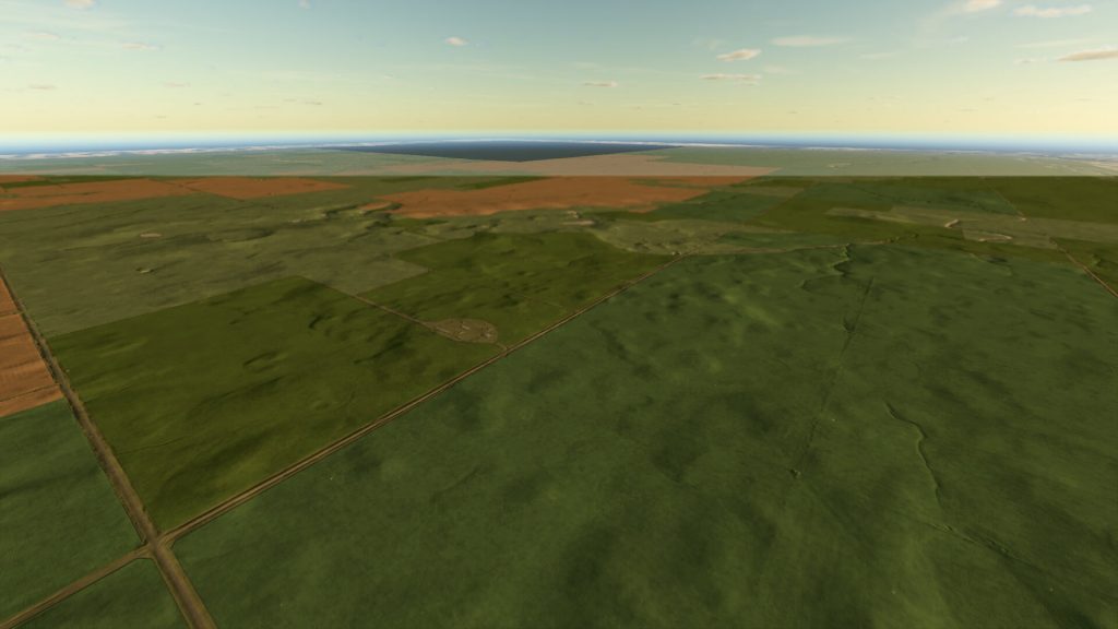 North Central Montana 64X blank start map V1.0.0.0 - FS25 / FS22 Mod