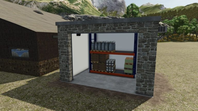 Refrigerated building V1.0.0.0 - FS25 / FS22 Mod