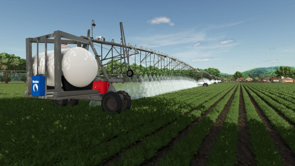 Reinke Linear Irrigation System V1.0.0.1 - FS25 / FS22 Mod