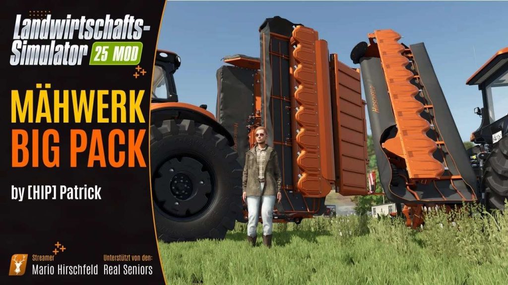 SaMASZ Mower Pack v1.0.0.1 - FS25 / FS22 Mod