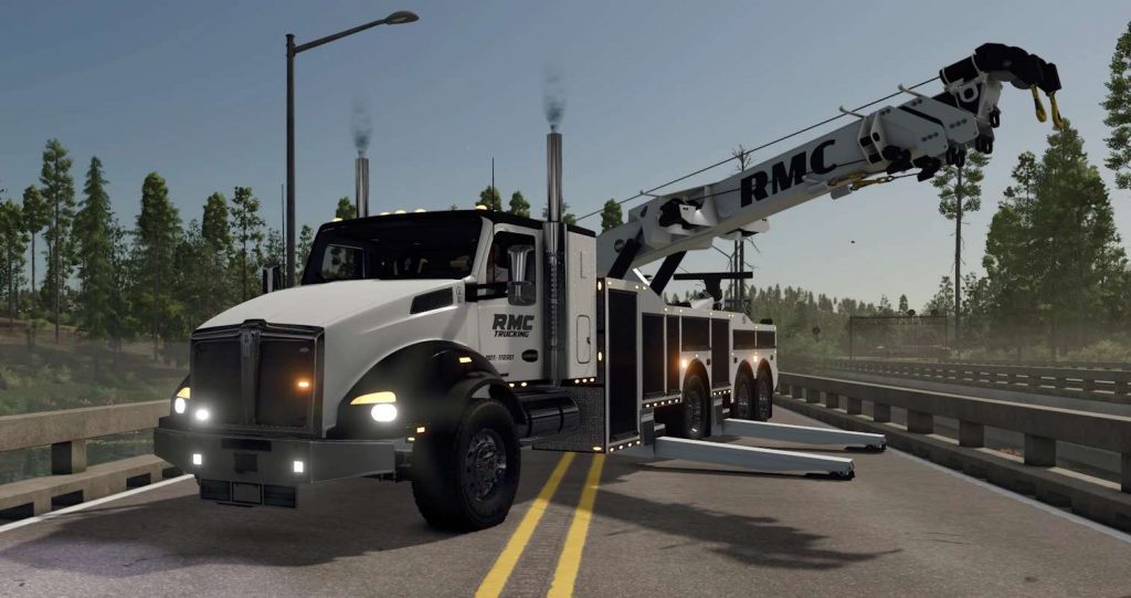 T880 Rotator Tow Truck UPDATE v1.0.0.0 - FS25 / FS22 Mod