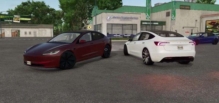 Tesla Model Mods | FS22 Mods | Farming Simulator 22 Mods