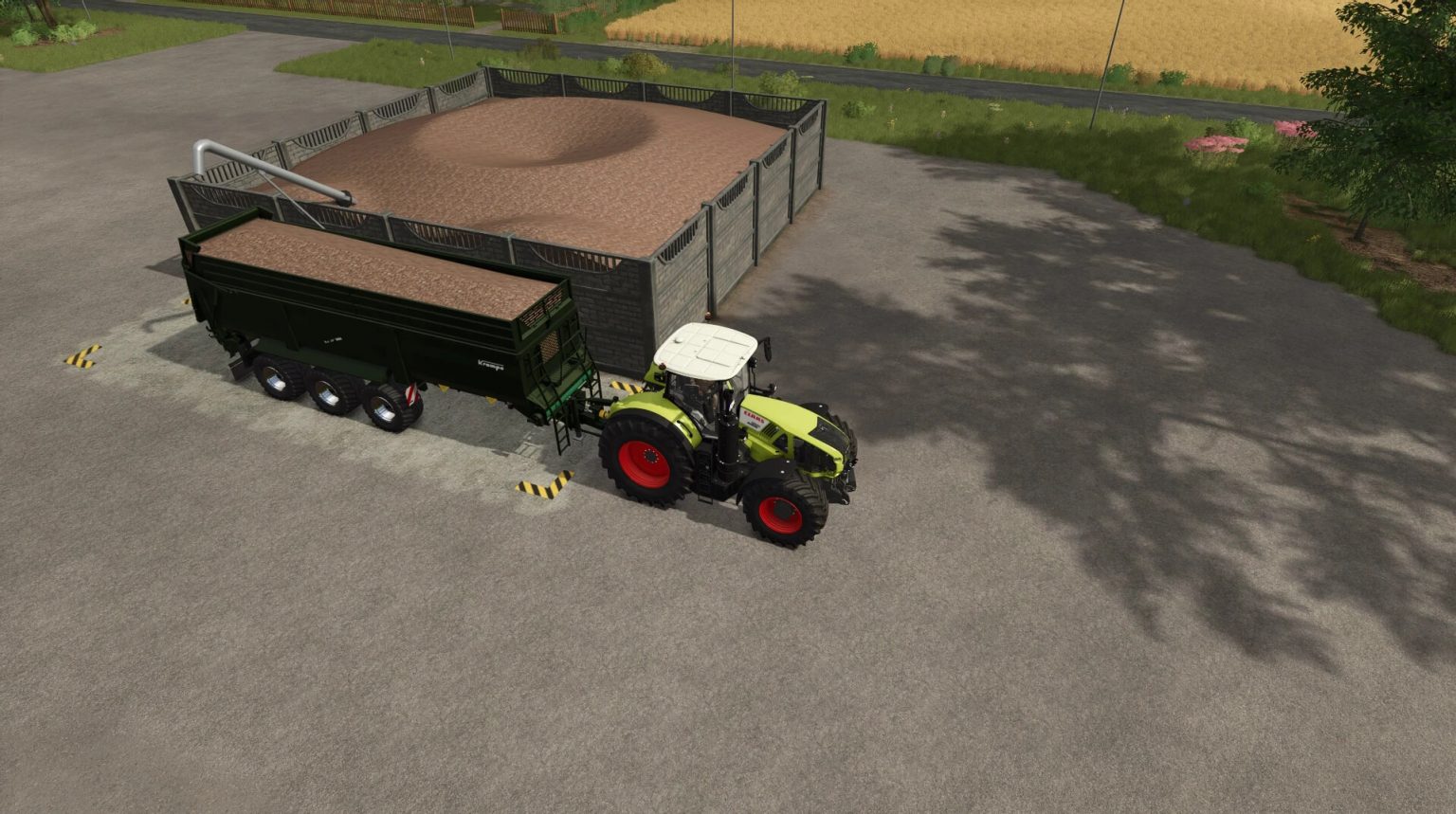 Woodchip Storage v1.0.0.0 - FS25 / FS22 Mod