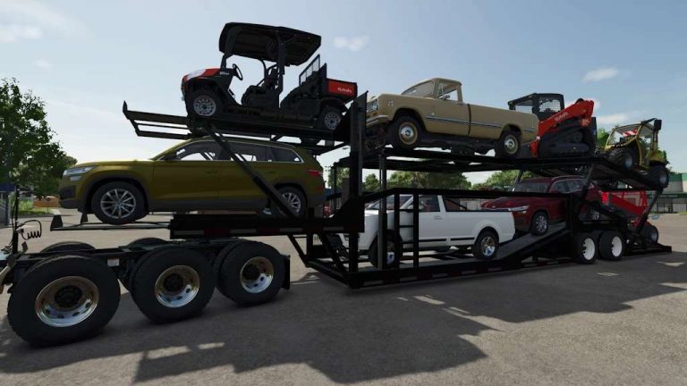 XPS8400 Car Carrier v1.0.0.0 - FS25 / FS22 Mod