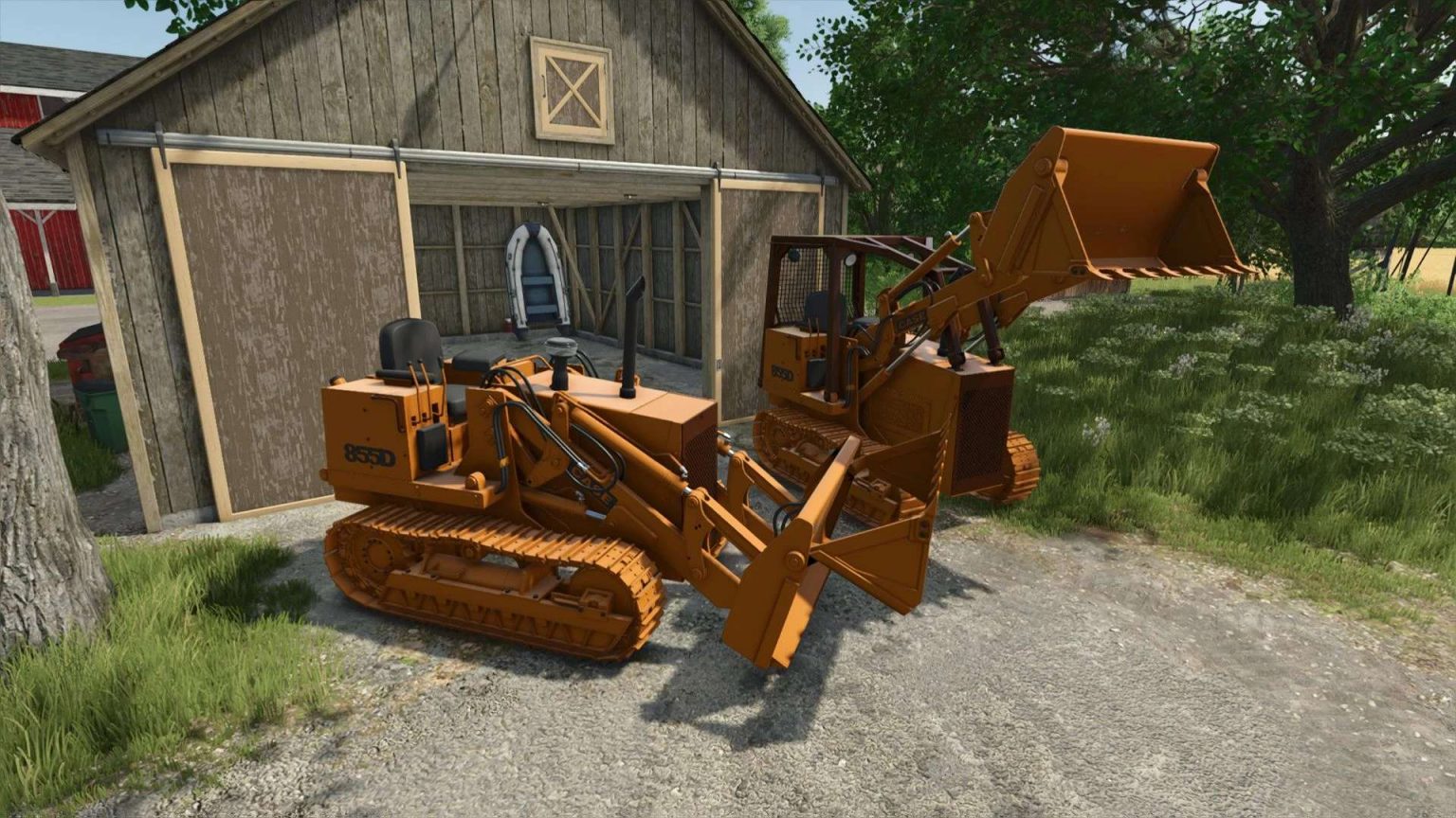 Case 855D Track Loader v1.1.0.0 - FS25 / FS22 Mod