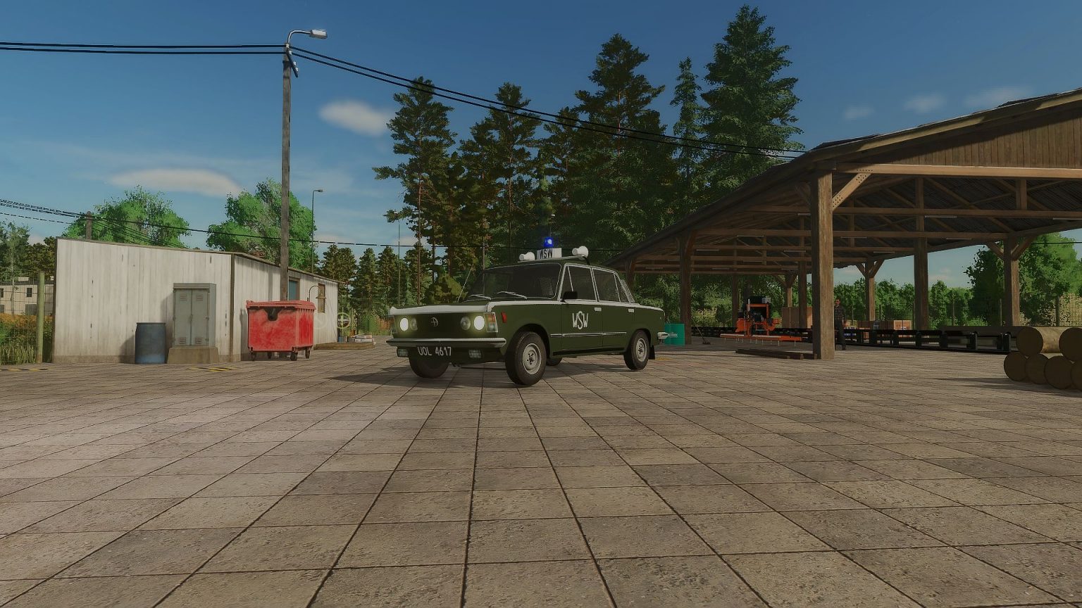 FIAT 125P FSO WSW Military Internal Service V1.0.0.0 - FS25 / FS22 Mod