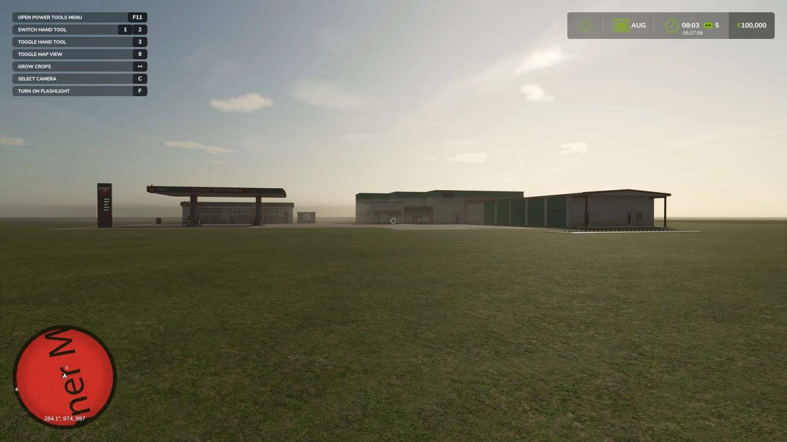 Flat construction map v1.0.0.1 - FS25 / FS22 Mod