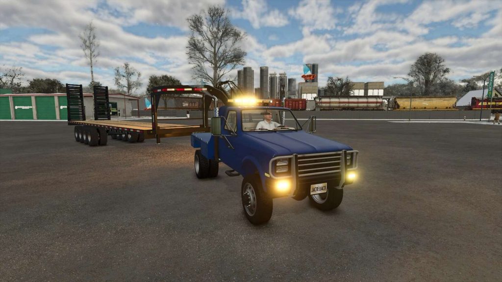Flatbed Service Truck v1.0.0.0 - FS25 / FS22 Mod