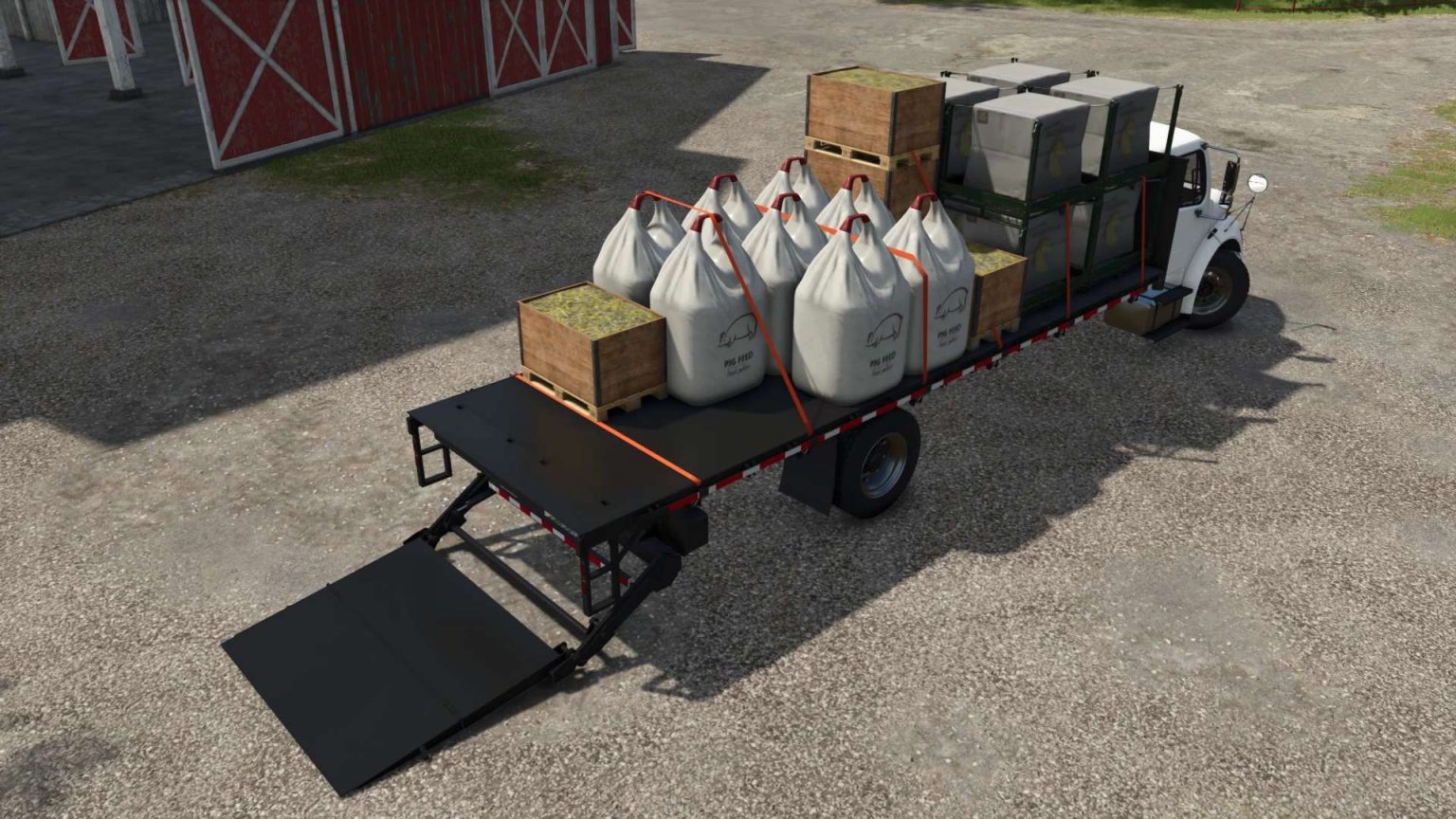 Freightliner M2 Stakebed v1.1.0.0 - FS25 / FS22 Mod
