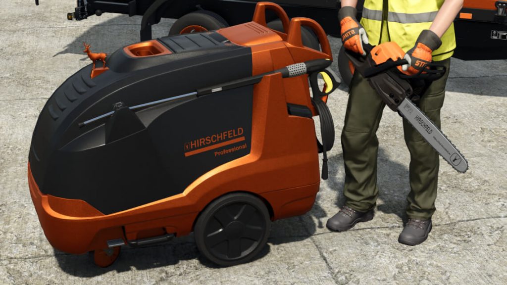 Hirschfeld pressure cleaner HDS 9 V1.0.0.1 - FS25 / FS22 Mod