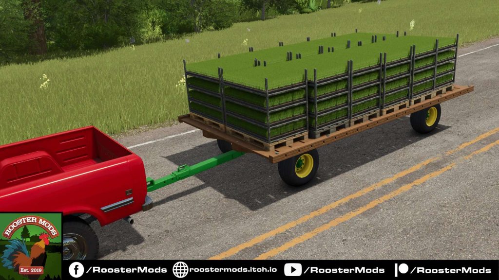 John Deere Hay Wagon v1.0.0.0 - FS25 / FS22 Mod