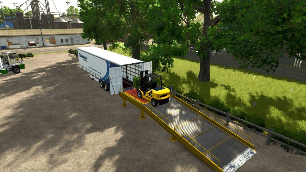 Loading Ramp With Dock Leveler V1.0.0.0 - FS25 / FS22 Mod