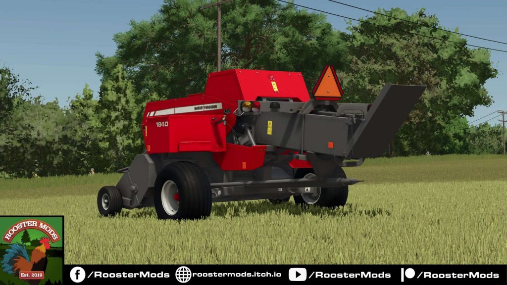 Massey Ferguson MF 1840 Square Baler v1.0.0.0 - FS25 / FS22 Mod