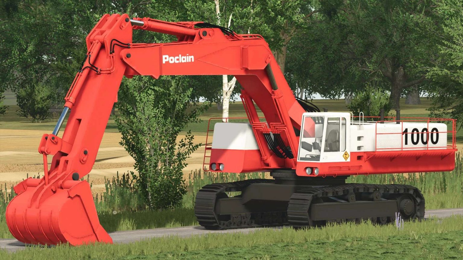 Poclain 1000 Excavator v1.0.0.0 - FS25 / FS22 Mod