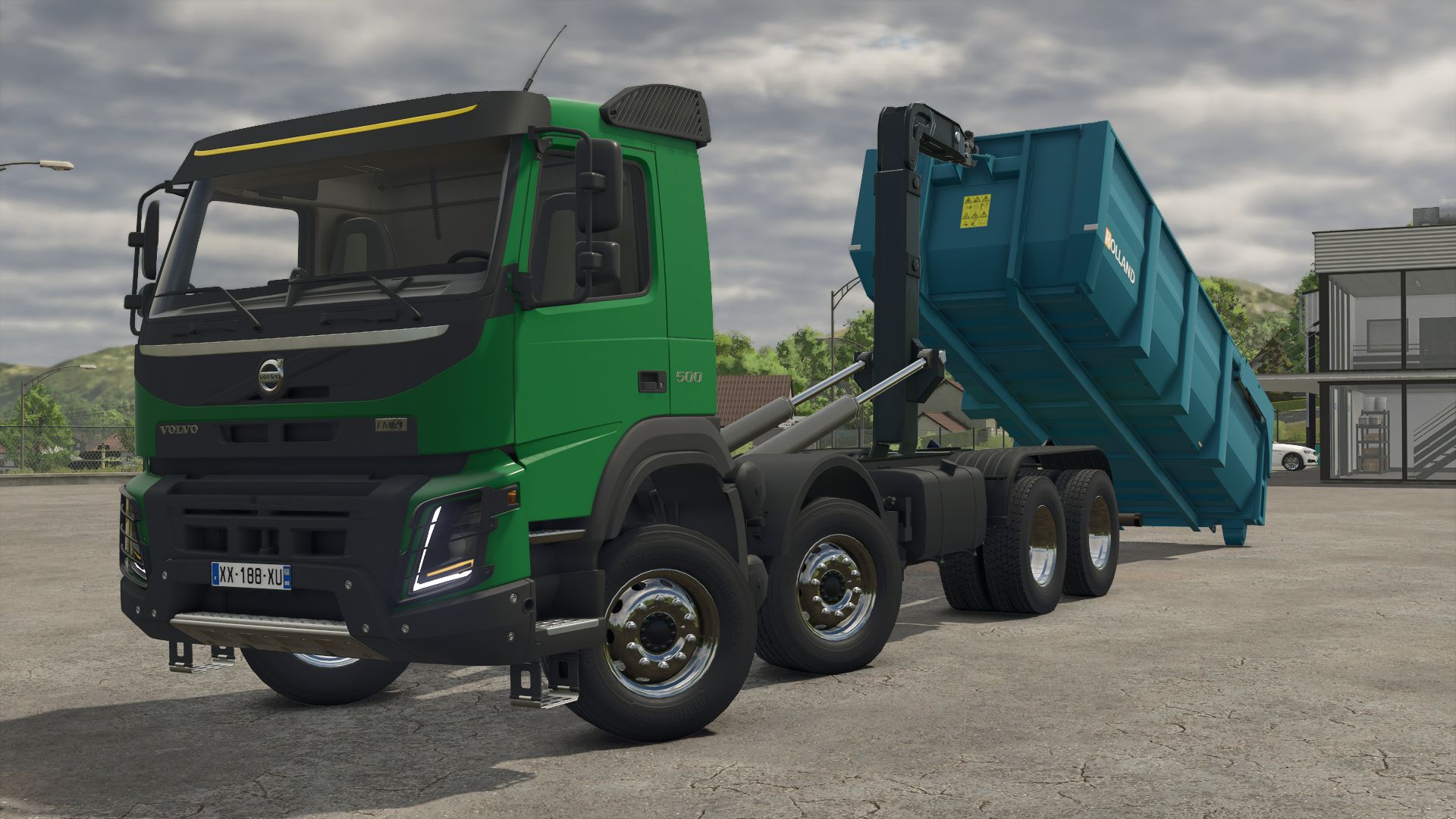 Volvo FMX Ampiroll 8x4 V1.0.0.1 - FS25 / FS22 Mod